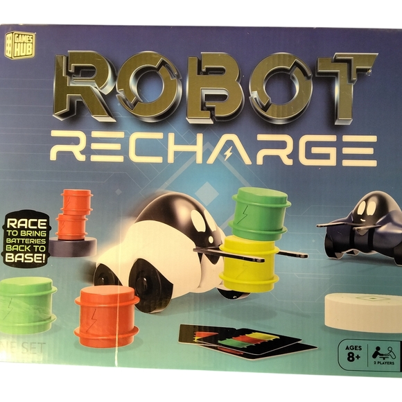 game hub | Toys | Robot Recharge 2player Board Game Rms Games Hub Ages ...